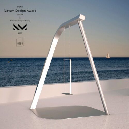 Diseño de columpio - mobiliario urbano